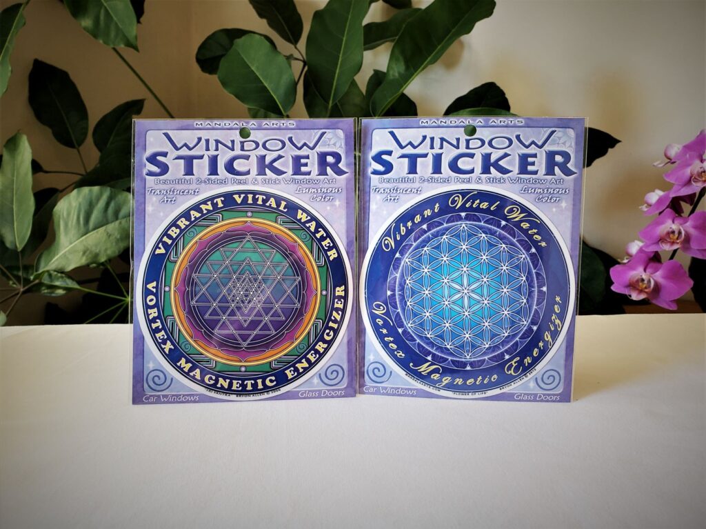 Sacred Geometry Stickers – Vibrant Vital Water